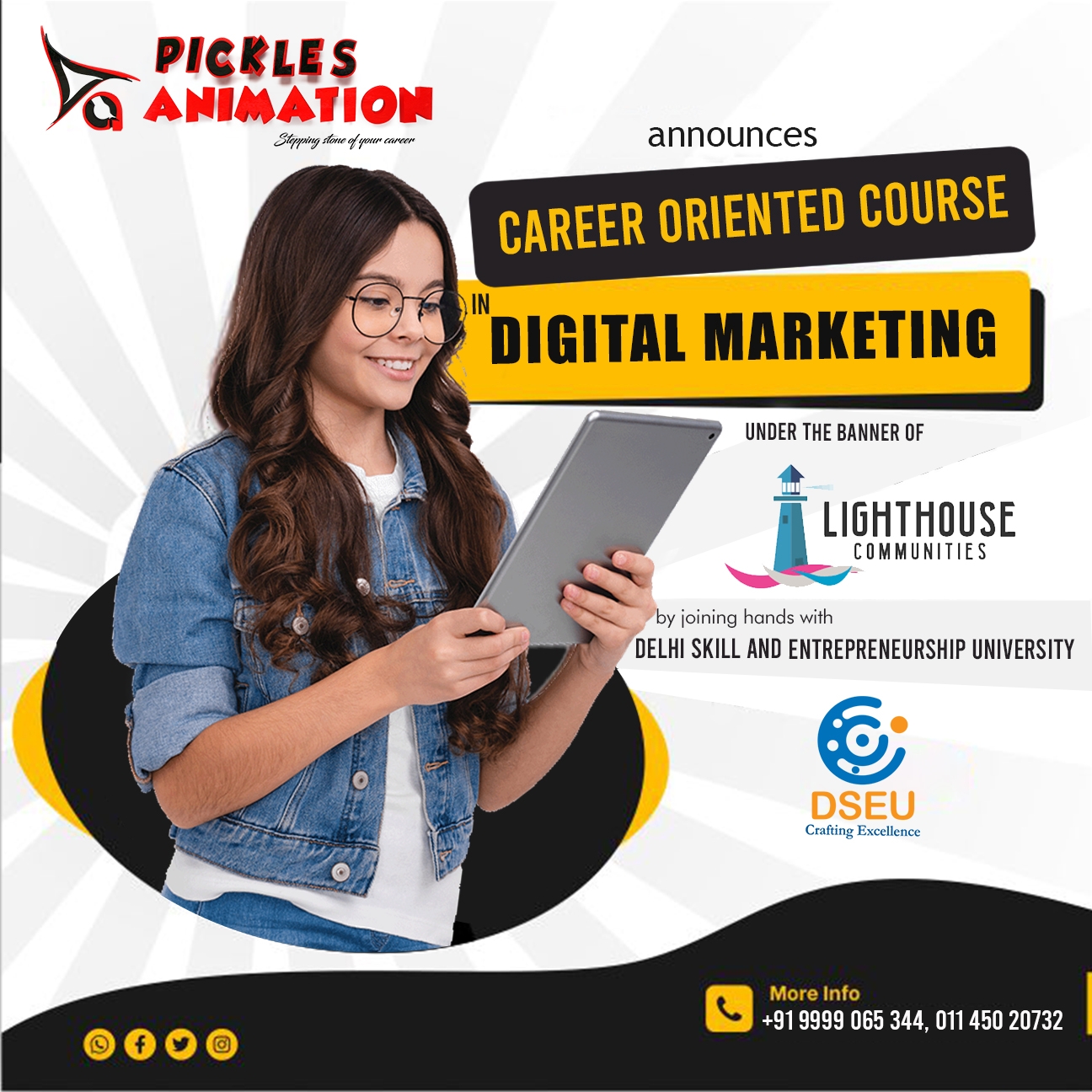 #1 Best Digital Marketing Course in Delhi - PicklesAnimation